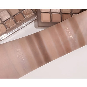 lilybyred Mood keyboard eyeshadow palette | Soft neutral ash color, Long-Wearing, glitter, Clear watercolor | Palette With Easy Color Matching For All | K-beauty (03#Ash Beige)