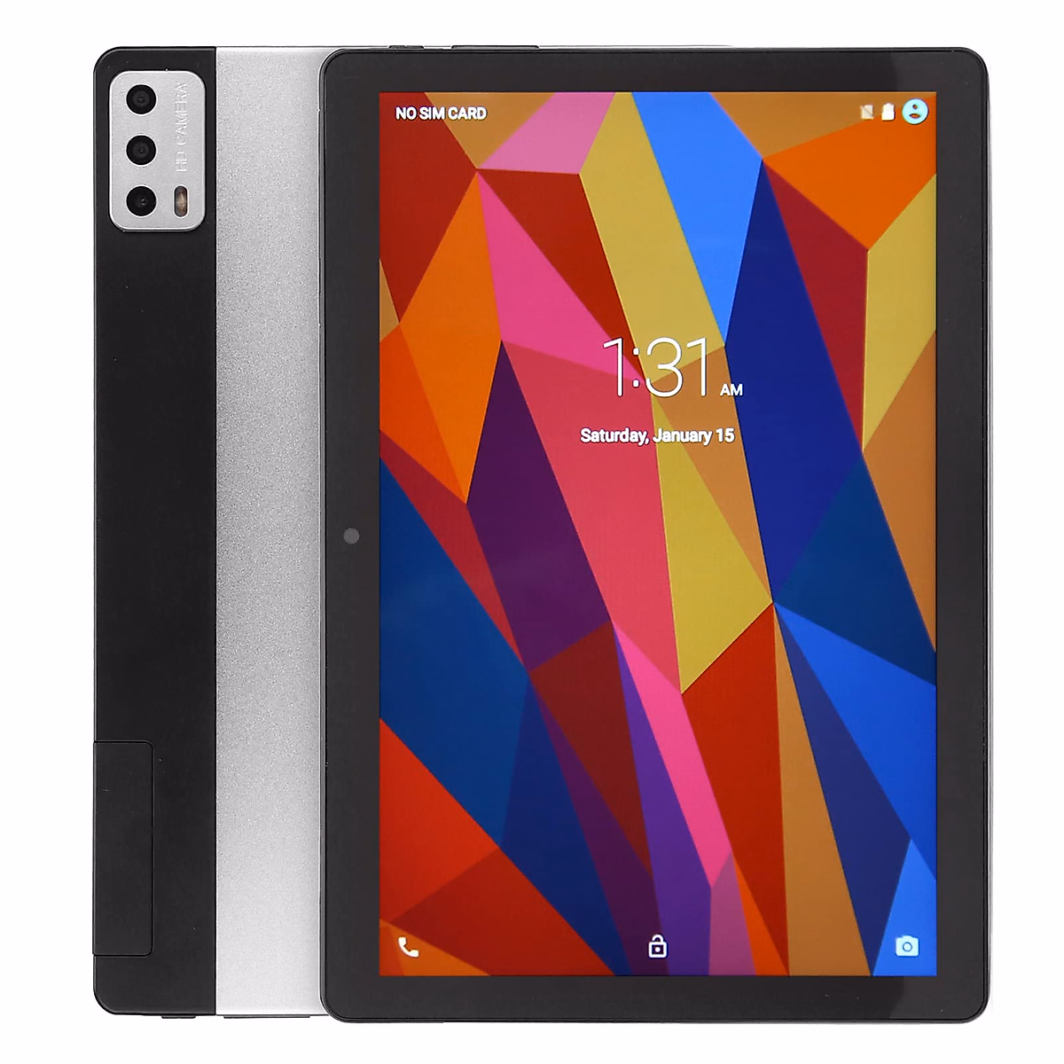 11 Tablet, 10.1in Tablet 1GB RAM 16GB ROM, FHD Display Touch Screen Tablet PC, Octa Core Chip, 2.4/5GWiFi, Buletooth, GPS, Dual Camera, 3000mAh, 128G Extension, Sliver