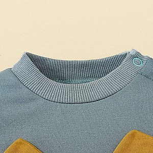 9-12 Months Boy Clothes Infant Fall Winter Outfits Long Sleeve Bear Sweatshirts Tops+Pants Set,Boy Clothes Bear 9-12 Months