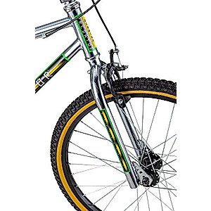 Schwinn Predator Team 24 Freestyle BMX Bike, Throwback 1983 Design, Single-Speed Drivetrain, Hi-Ten Steel Frame, Rattrap Pedals, Front and Rear Caliper Brakes, 24-Inch Gum Wall Tires, Chrome