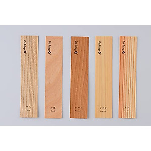 Wooden Bookmark for Men Women Book Lovers, Five Types of Japanese Wooden Bookmark Set, Handmade Book Markers, Book Markers for Reading, Bookmarks Gifts