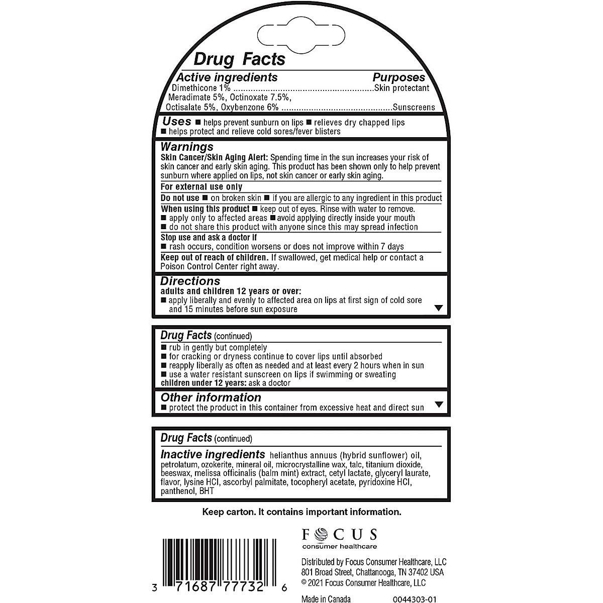 Herpecin L Lip Protectant SPF 30 0.10 oz ( Pack of 3)