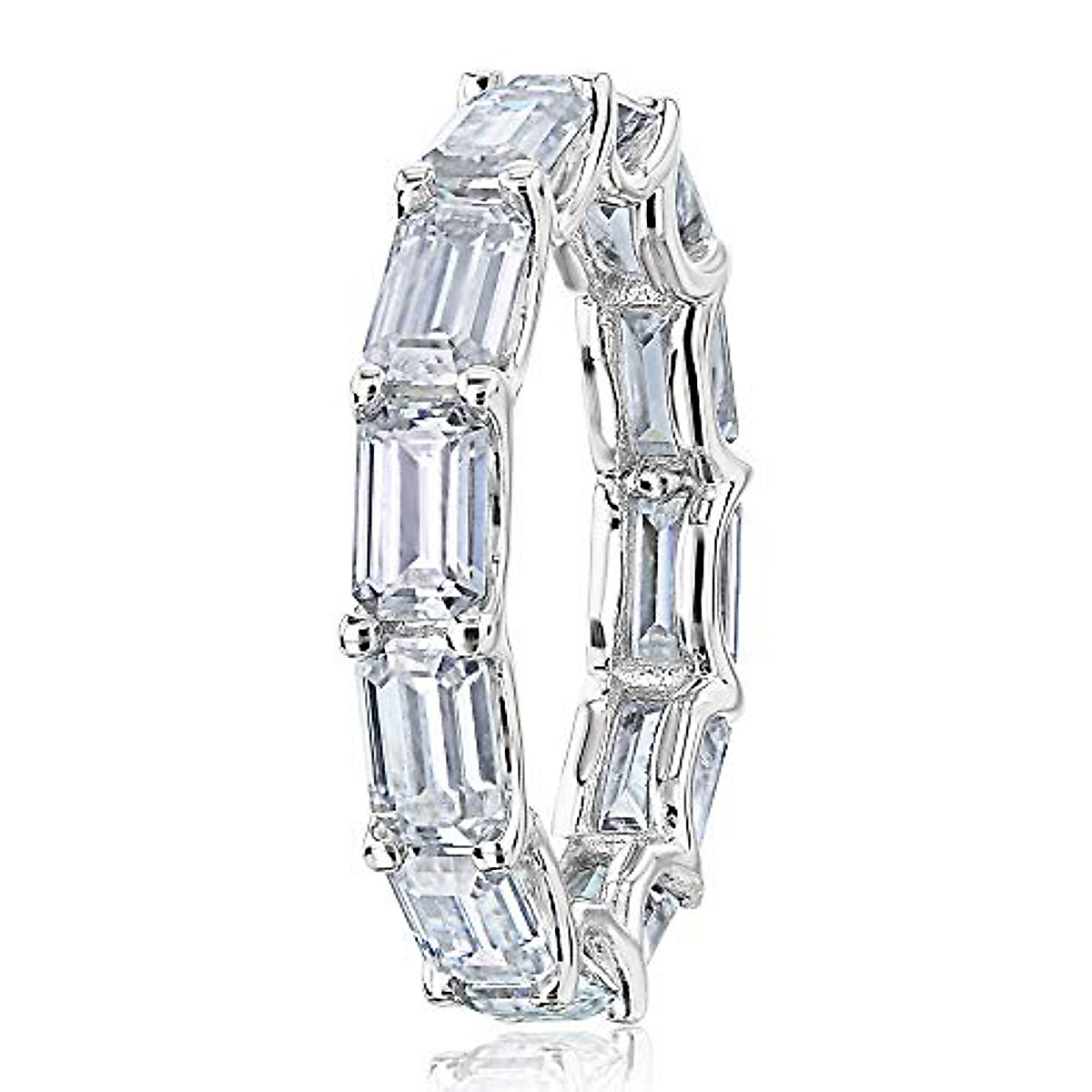 Kobelli East-West Moissanite Eternity Ring - white-gold / 5.5