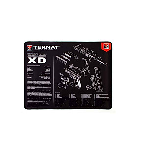 TekMat Ultra 20 - Springfield Armory XD Gun Cleaning Mat, Black, One Size