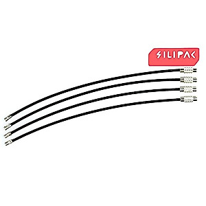 Metal Cable Ring Black and Red Bundle