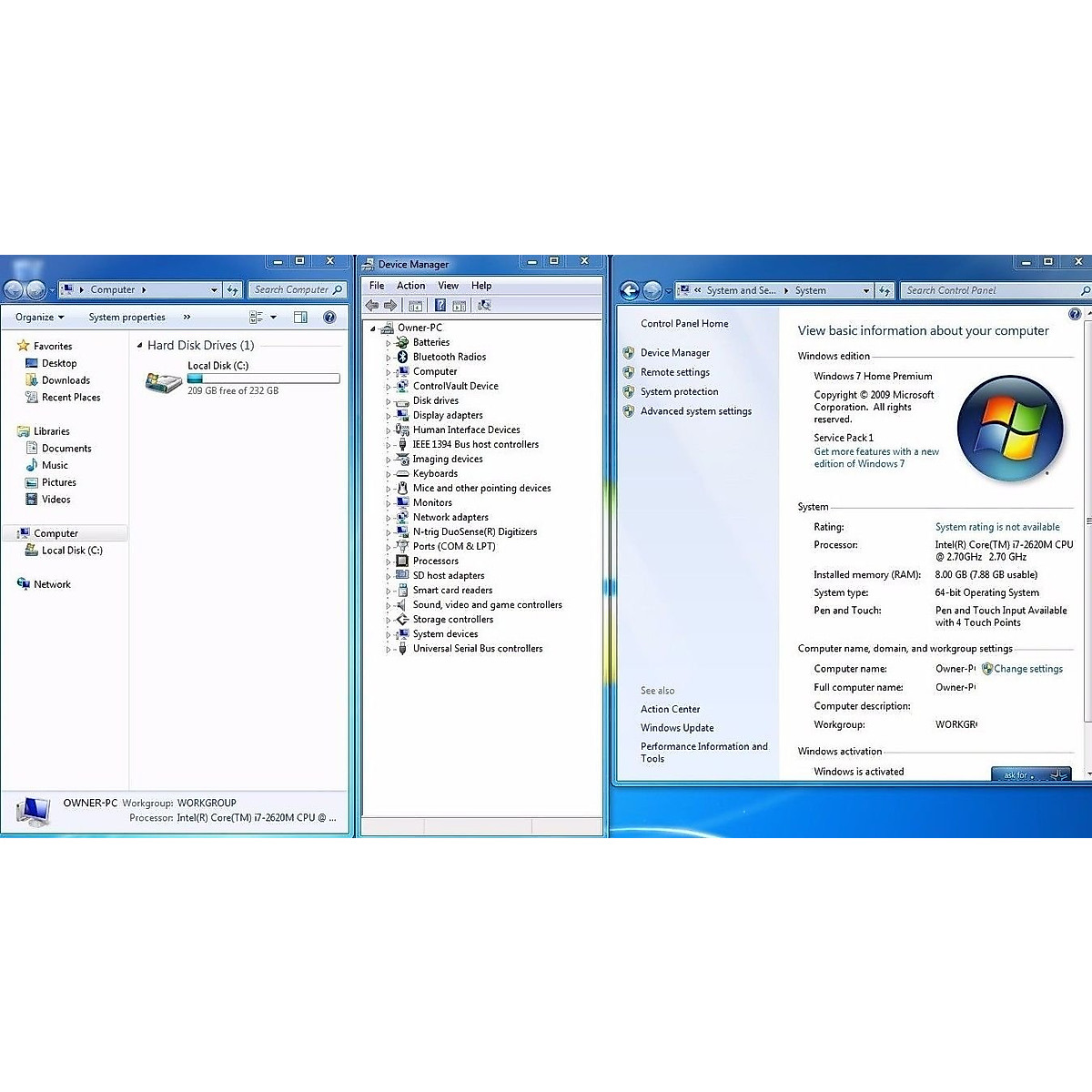 Dell Latitude XT3 Convertible Touch Screen Laptop