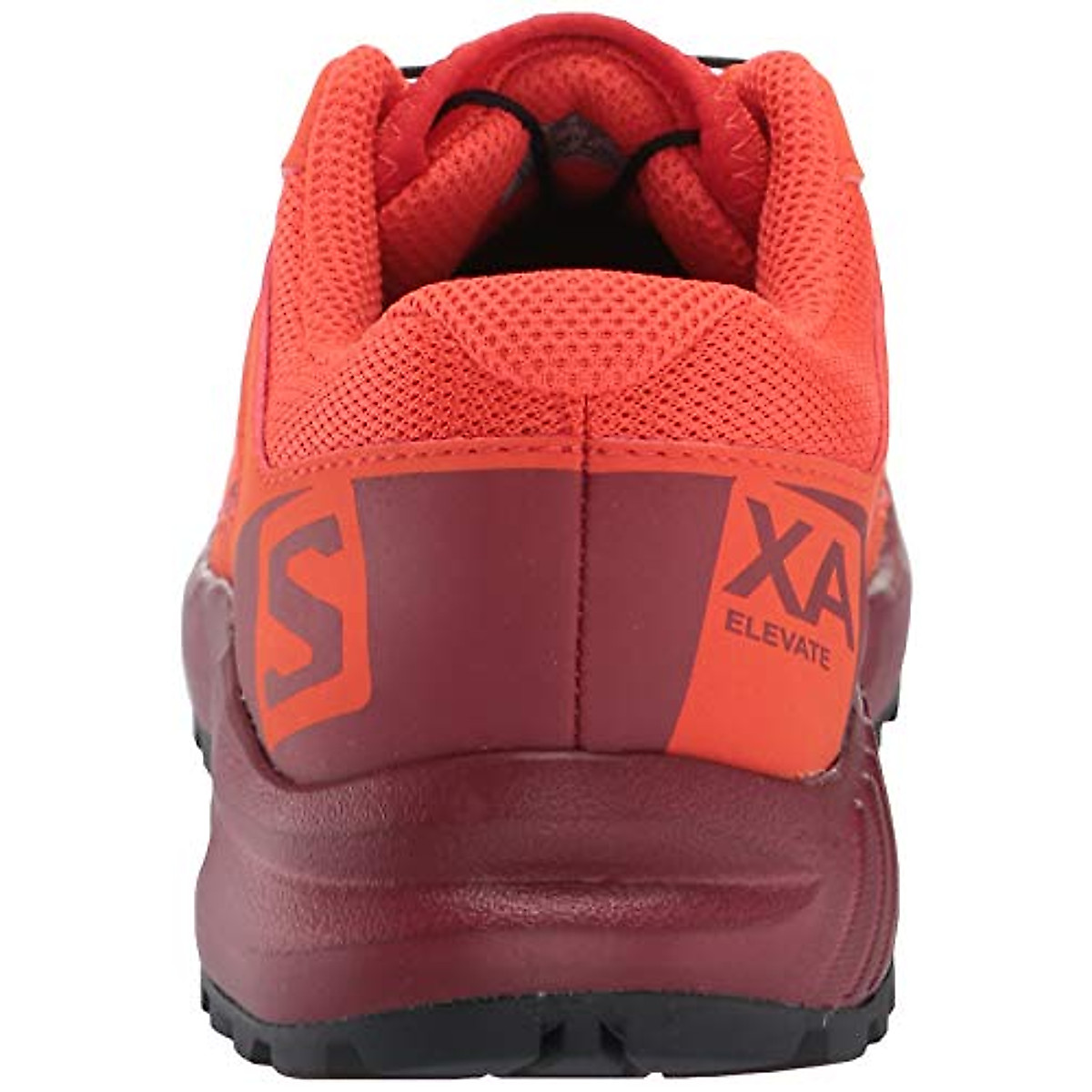 Salomon Kids' XA Elevate J Trail Running Shoes, CHERRY TOMATO/Red Dahlia/Black, 13K