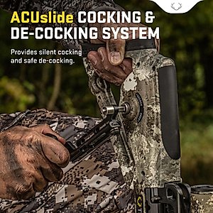TenPoint Turbo S1 Crossbow, Vektra - 390 FPS - Equipped with RangeMaster Pro Variable Speed Scope + ACUslide Cocking & De-Cocking System - ​​​​Lowest-Priced ACUslide Safe De-Cocking Crossbow