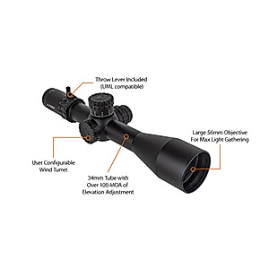 Primary Arms SLX 5-25x56 FFP Rifle Scope - Illuminated ACSS Athena BPR MIL Reticle
