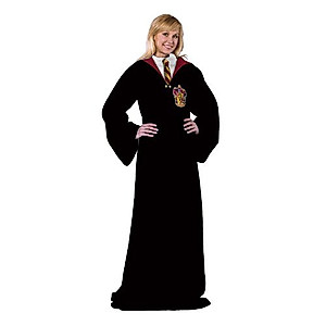 Harry Potter Comfy Throw - Gryffindor Robes Fleece Blanket Sleeves