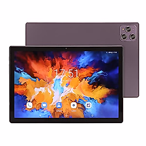 Honio 4G Calling Tablet, 100-240V 8GB 128GB 1920x1200 Resolution Octa Core Processor 10.1 Inch Tablet for Android 11 Burning (US Plug)