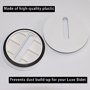 PIAOLGYI Bolt Cover for Luxe Bidet Neo,Bolt Cover Attachment for Luxe Bidet Neo 110, 120,185 and 320(White)