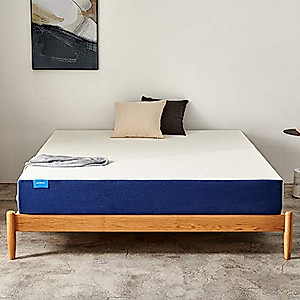 JINGWEI Queen Mattress, 10 inch Gel Infused Memory Foam Mattress in a Box, Premium Bed Mattress with Breathable Soft Cover - Medium Firm Feel-Ventilated Design for Sleep Supportive & Pressure Relief