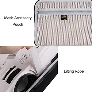 Aproca Hard Travel Storage Case, for AuKing Mini PArojector 2022 / TMY Projector 7500 Lumens Portable Video-Projector