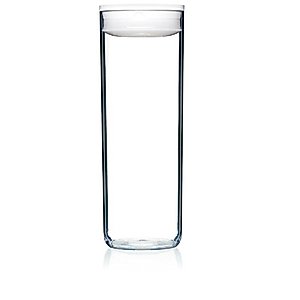 Click Clack Pantry Spaghetti Canister, 2-1/2-Quart, White Lid
