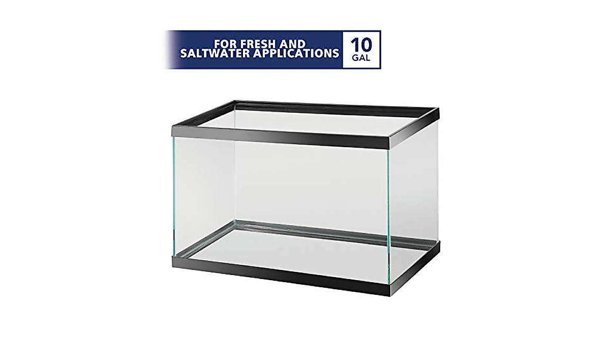 Aqueon 10 Gallon Aquarium - Durable Glass Tank