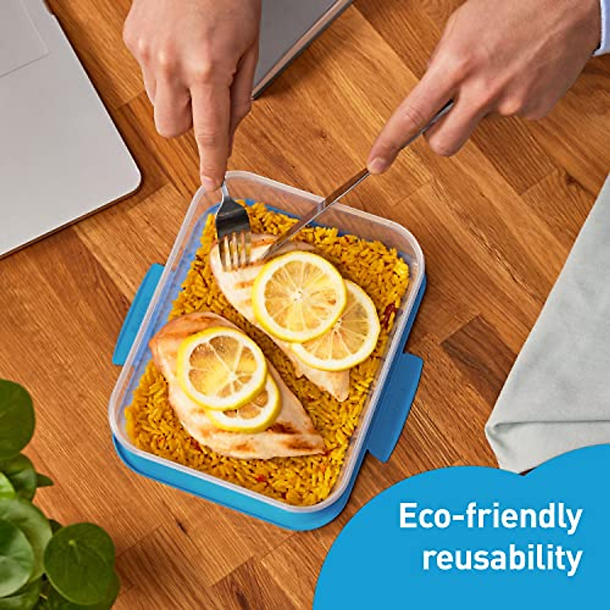 Sistema Nest It Food Storage Containers with Lids, Multicolor, (Pack of 8)