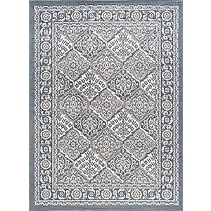 Universal Rugs Oxnard Area Rug, 4' x 5', Gray