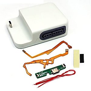 HISPEEDIDO 2 in 1HDMI Dock Kits Station Compatible with GBA, Type-C Power Supply Adapter for GBA Gameboyadvance (Support Mini NES/SNES)