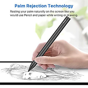 Stylus Pen for Apple iPad, Penoval ipad Pencil with Palm Rejection, 20 Hours Continuous Working, Compatible with Apple iPad Pro 11" or 12.9"(2018-2020), iPad 7th/iPad 6th/Mini 5th Gen/iPad Air 3rd