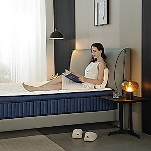 SUAYEA Full Mattress, Full Size Mattress in a Box, 10 Inch Hybrid Mattress Full Size, Ultimate Motion Isolation with Gel Memory Foam and Pocket Spring, Medium Firm Mattress, Edge Support