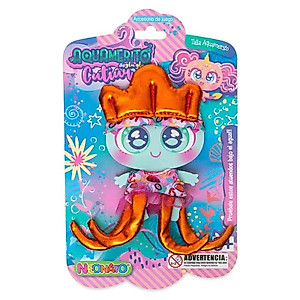 Nerlie Neonate Aquanerlie Aquamerito Clothing Wear - Shiny Orange Deep Sea Queen Tentacled Dress and Crown Headband - KSI-Merito Glu Glu by Distroller