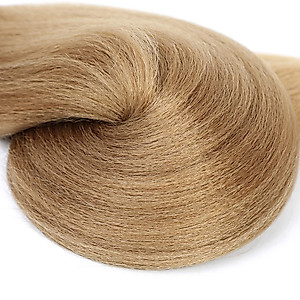 27 Braiding Hair Pre Stretched 26 inch 8 packs Honey Blonde Braiding Hair for Braids Professional Soft Yaki Synthetic Braids Hair Extension Hot Water Setting