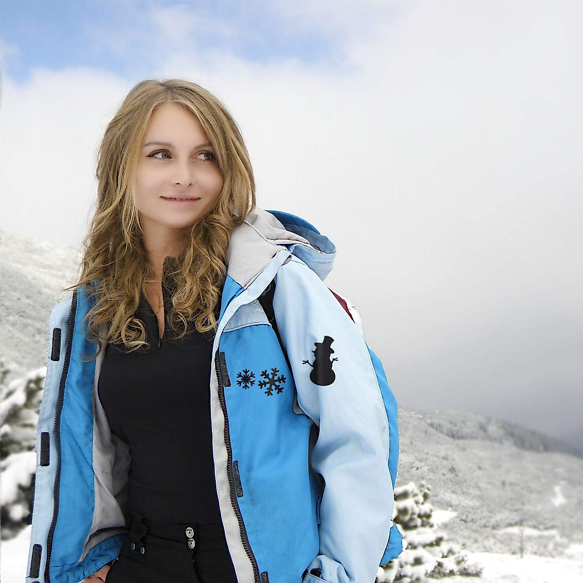 10 Sheets Repair Patches Down Jacket Black Nylon Fabric Patch Winter Self Adhesive Nylon Patch Different Size and Shapes Clothes Patches Clothing Repair Patch Kit for Down Jacket, Tent Clothes, Bag