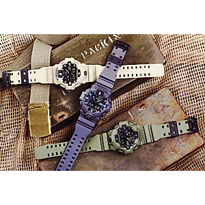 Casio Men's XL Series G-Shock Quartz 200M WR Shock Resistant Resin Color: Matte Grey (Model GA-700UC-8ACR)