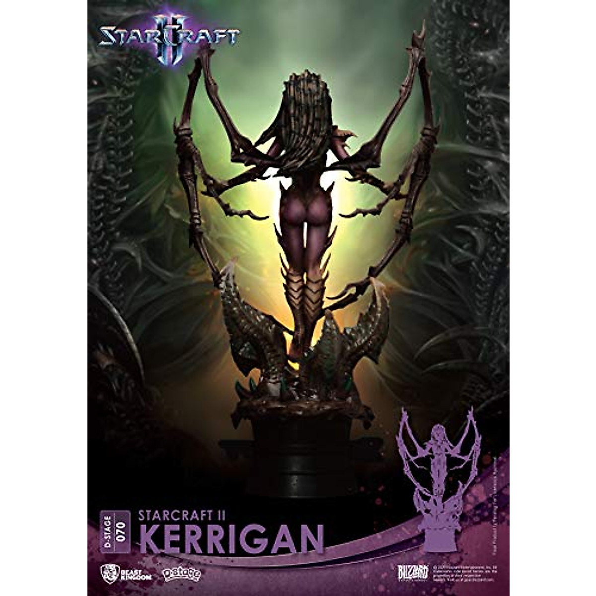 Beast Kingdom Starcraft II: Kerrigan DS-070 D-Stage Statue, Multicolor