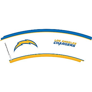 Tervis Made in USA Double Walled NFL Los Angeles Chargers Insulated Tumbler Cup Keeps Drinks Cold & Hot, 16oz Mug, Tradition