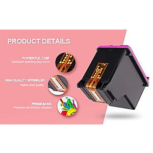 for hp 67 Ink cartridges XL QUEENPRINT for hp67 Ink Cartridge 67XL 67 XL Black/Color Combo Pack for Envy 6055e 6055 6052 6075 Envy Pro 6455e 6455 6475 6452 6458 DeskJet 4155 2755e 2755 4052