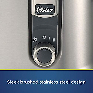Oster Easy-to-Clean Professional Juicer, Stainless Steel Juice Extractor, Auto-Clean Technology, XL Capacity, Gray