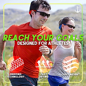 Sunglasses Glasses Strap - 2 Pack Sport Eyewear Retainer - Anti slip Fast Drying - Fits All (Purple + Blue)