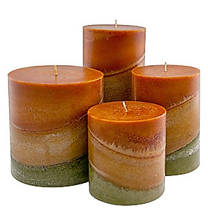 Wicks N More Autumn Leaves Scented Candle (3x4 Pillar)