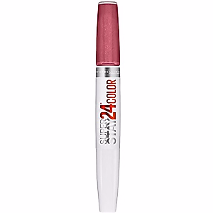 Maybelline Super Stay 24, 2-Step Liquid Lipstick Makeup, Long Lasting Highly Pigmented Color with Moisturizing Balm, Timeless Rose, Pink, 1 Count