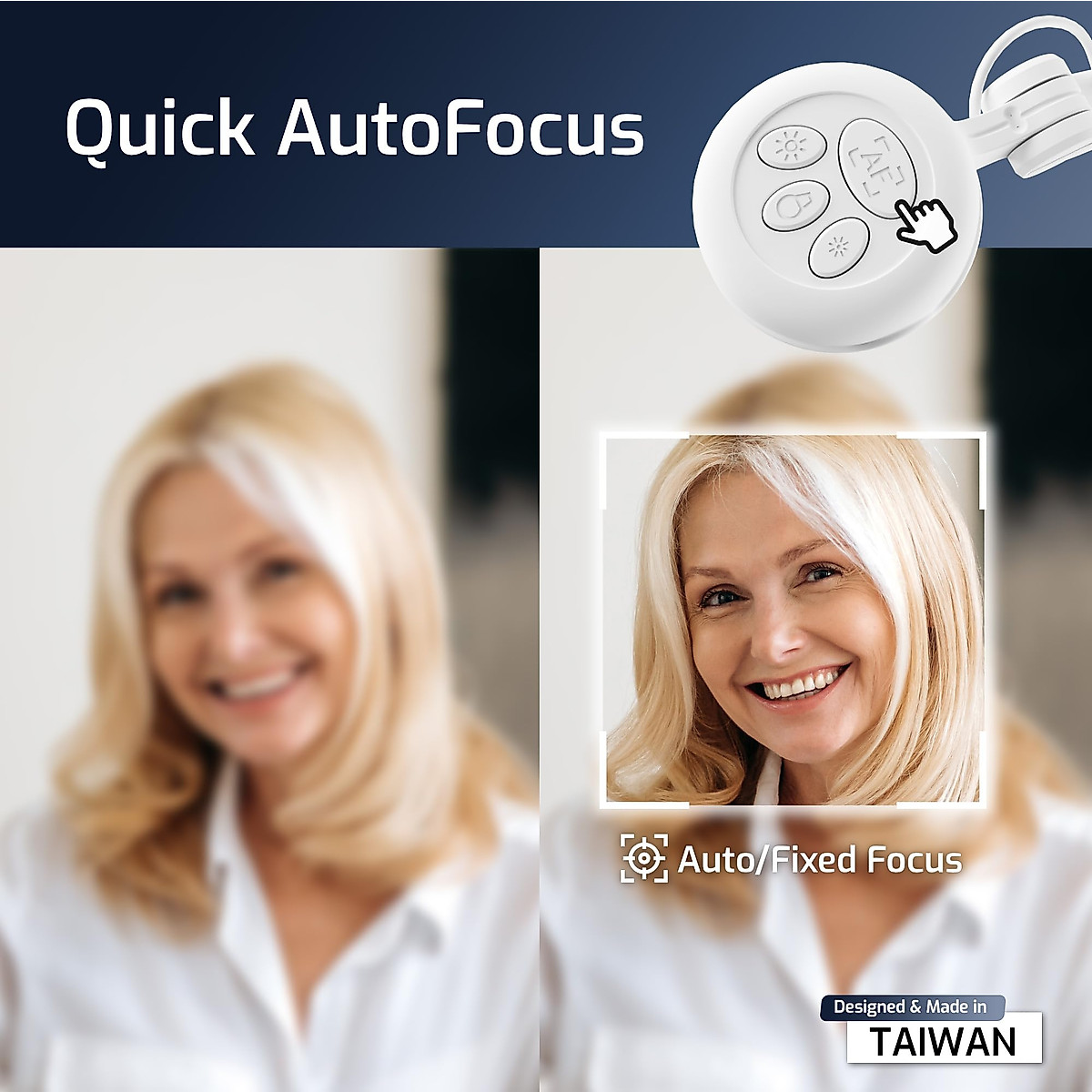 INSWAN INS-1 USB Document Camera — 8MP Ultra HD, Auto Focus, LED Light, Built-in Microphone, Mac OS, Windows, Chromebook Compatible for Distance Learning, Remote Teaching, Web Conferencing, Live Demo