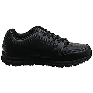Skechers Men's Nampa Food Service Shoe, Black, 13 Wide