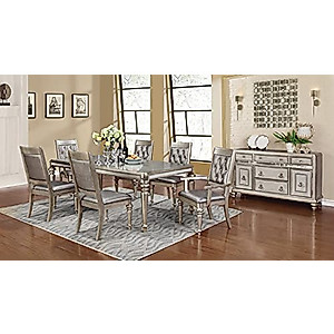 Coaster Home Furnishings Bling Game 5-Drawer Dining Server Metallic Platinum 106475