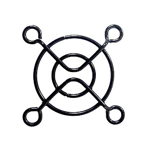 40mm Black Fan Grill (4 Pack)