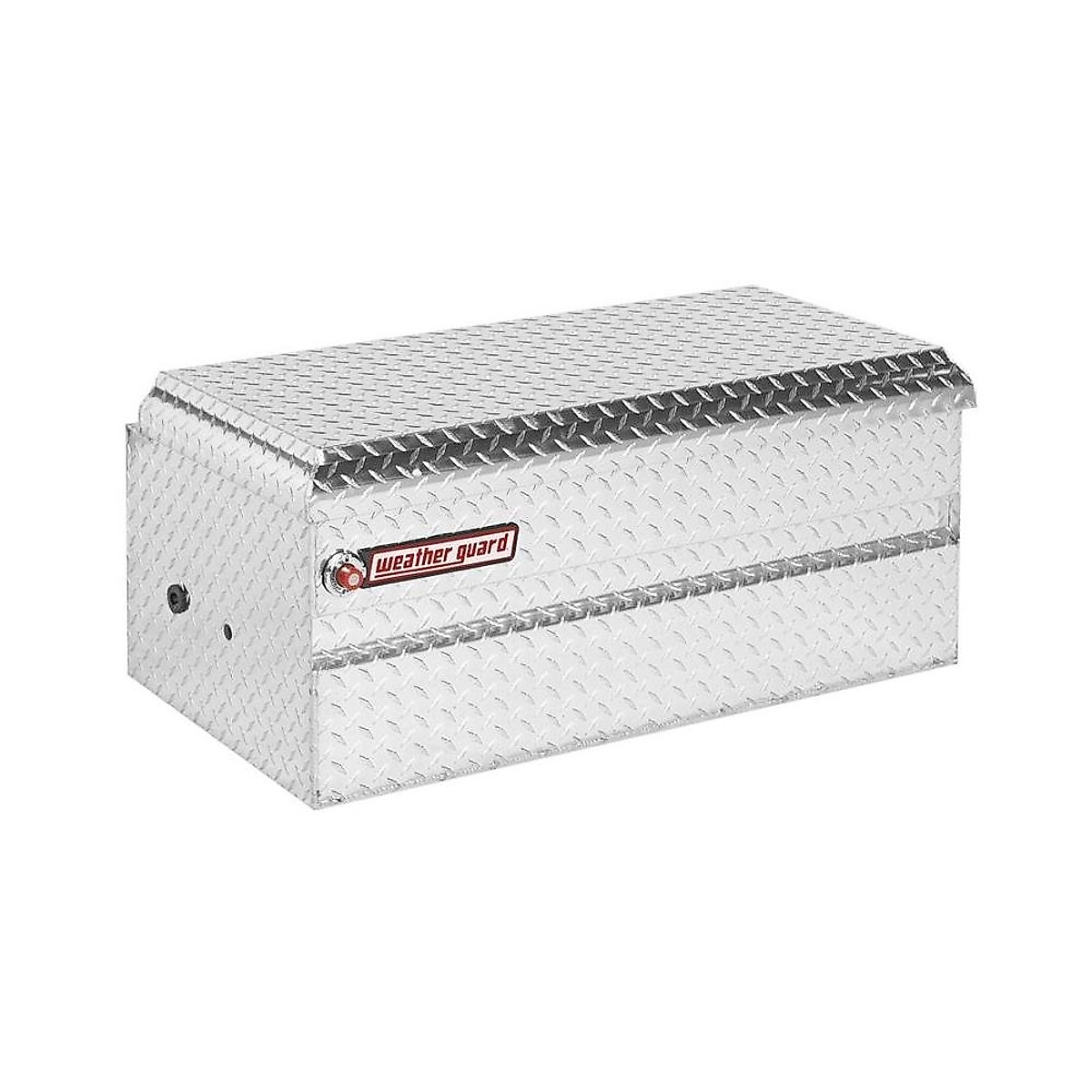 Weather Guard Truck Box Chest, 62 in. W, 20-1/4 in. D, Bright Aluminum, 664001