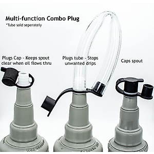 Oil Udder X Oil Change Tool - Oil Filters up to 2.75" Diameter, Spill Free Oil Filter Removal, Magnetic Drain Plug Catch, Flexible Funnel for Mess Free Oil Changes, Engine Oil Funnel with Magnet