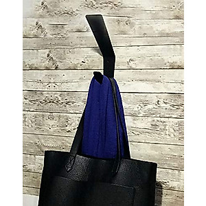 Tetra-Teknica 6 Pack Home Essentials Metal Wall Hook, Matte Black