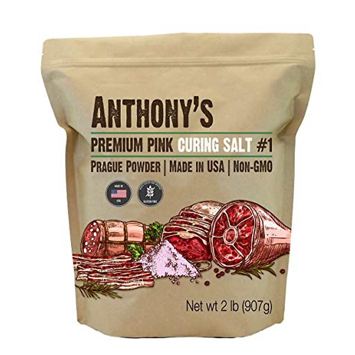 Anthony's Pink Curing Salt No.1, 2 lb