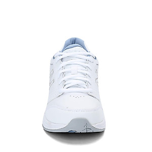 New Balance Women's 928v3 Walking Shoe, White/Blue, 8 B US