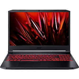 acer Nitro 5 Gaming Laptop, 15.6" FHD IPS 144Hz Display, Intel Core i5-11400H, 2.70 GHz, GeForce RTX 3050Ti, 32GB RAM, 1TB PCIe SSD, Wi-Fi 6, Backlit Keyboard, Black, Windows 11 Home + Accessories