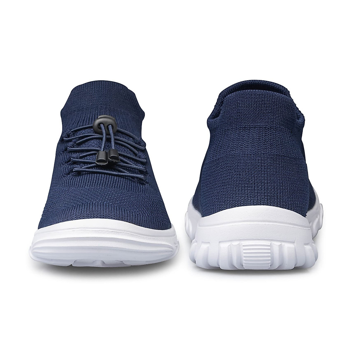 SILLENORTH Mens Womens Water Shoes Quick-Dry Sock Aqua Water Sneakers Slip-on Shoes for Diving Swimming Surfing Beach Blue 9 Women/7 Men