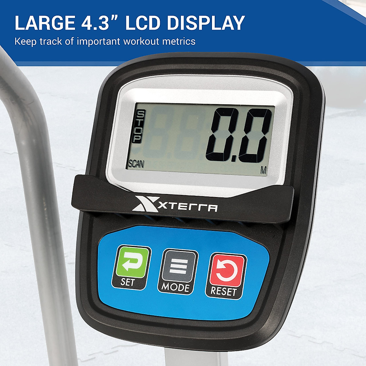 XTERRA Fitness AIR350 Air Bike Ergonomic Design, Comfortable Padded Seat, Heavy Duty Fitness Bike