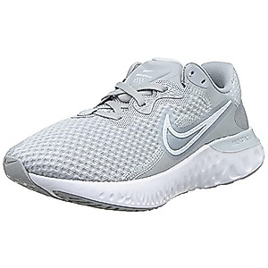 Nike Women's Renew Run 2 Running Shoes, Wolf Grey/White-Pure Platinum, 7 M US