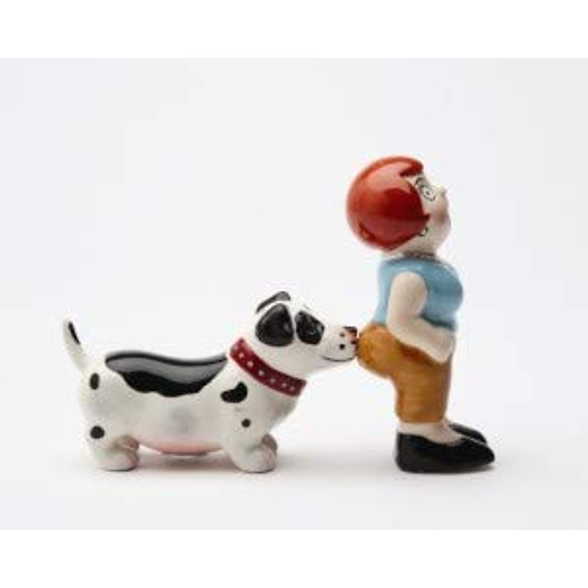 Pacific Trading A Lady and A Tramp SP Shakers Dog Biting Woman's Bum Magnetic Salt and Pepper Shaker Set